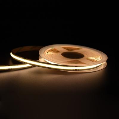 China High Density FOB COB CCT LED Light Strip 640LEDs/M 2700K To 6000K Dimmable 12V 24V for sale