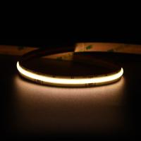 China High Density FOB COB CCT LED Light Strip 640LEDs/M 2700K To 6000K Dimmable 12V 24V for sale