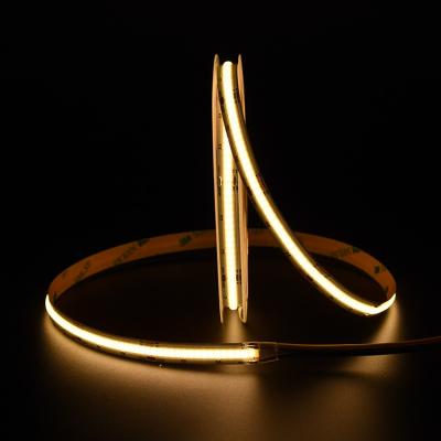 China COB CCT 640 LEDs Light Strip High Density Flexible FOB For Cabinet Bookcase Counter Bedroom for sale