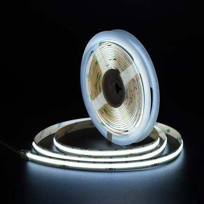 China Top Rated Tunable White Led Strip COB CCT Dotless Lights DC 24V Adjustable 2700K To 6500K for sale