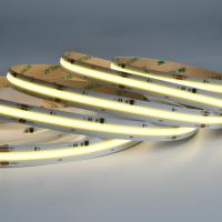 China DC24V Pure White Digital 420LEDS COB Strip Light With 6500K Color Temperature IP20 Rated for sale