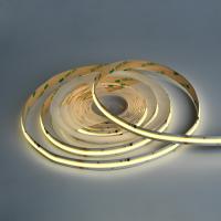 China DC24V Pure White Digital 420LEDS COB Strip Light With 6500K Color Temperature IP20 Rated for sale