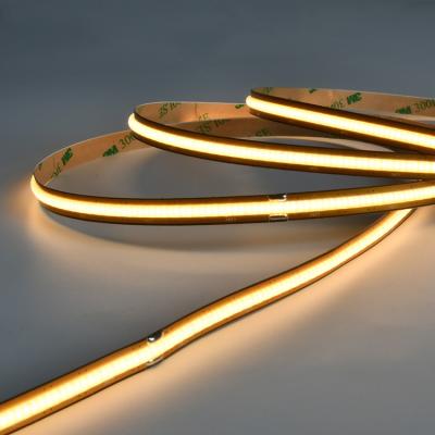 China Free Cut Cob Strip Led Lights 24V 12V Flexible Soft 528 Leds For Wall Celling for sale