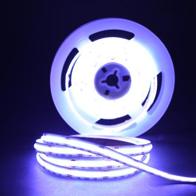 China Full Color Dotless DC12V 810leds COB Strip Light High Density Flexible Dimmable IP20 Rated for sale