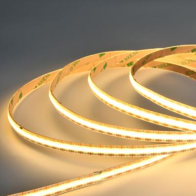 China Mini Cut New Design 7mm Cutting Unit Cob Led Strip For Cabinet Decoration for sale