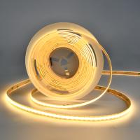 China Balancing The Voltage Drop DC12V 528led/M COB Led Strip With 3000K Color Temperature IP20 Rated for sale