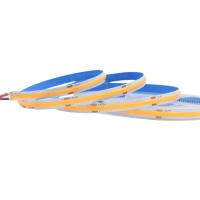 China 320 LEDs COB Strip Light Warm White 6500K Color Temperature CE RoHS Certified 3- 12V/24V for sale