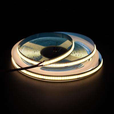 China COB Strip Light 320leds Reel-to-Reel DC24V 3000K Color Temperature IP20 Rated with UL listed Brightness and Spotless for sale