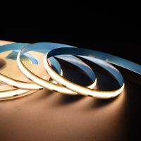 China 5M 480LEDS COB Strip Light DC12V 24V 4000K High CRI IP20/IP67 Rated Seamless Spotless for sale
