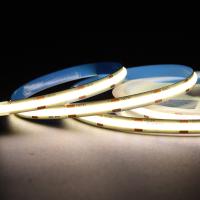 China 5M 480LEDS COB Strip Light DC12V 24V 4000K High CRI IP20/IP67 Rated Seamless Spotless for sale