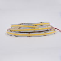 China 5mm Ultra Slim PCB Display Lighting DC24V 504LEDS COB Strip Light 3000K Waterproof for sale
