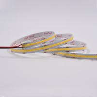 China 504leds/M COB LED Strip DC12V/24V 6500K IP20 10mm PCB Width Blue Adhensiven For Linear Lights for sale