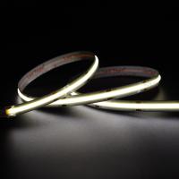 China 5mm Ultra Slim PCB Display Lighting DC24V 504LEDS COB Strip Light 3000K Waterproof for sale
