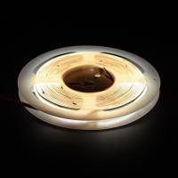 China 504leds/M COB LED Strip DC12V/24V 6500K IP20 10mm PCB Width Blue Adhensiven For Linear Lights for sale