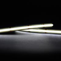 China Shop Commerial Plug In Led Strip Lights High Density Dotless Flexible COB LED Strip Lighting for sale