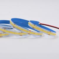 China COB Led Strip Light 504leds/m 5 Meter DC12V/24V 3000K Color Temperature IP20 Rated Blue Backing Adhensive for sale