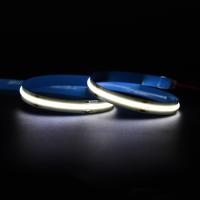 China COB Led Strip Light 504leds/m 5 Meter DC12V/24V 3000K Color Temperature IP20 Rated Blue Backing Adhensive for sale
