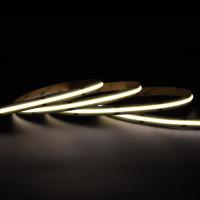 China Super Bright 528 LEDs/M COB Led Strip 12V 24V 10MM Spotless Yellow COB/FOB Strip Light for sale