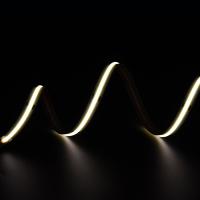 China Super Bright 528 LEDs/M COB Led Strip 12V 24V 10MM Spotless Yellow COB/FOB Strip Light for sale