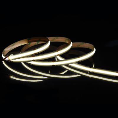 China 12V/24V 528 COB LED Chips Flexible LED Strip with High Brightness and Long Lifespan for sale