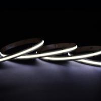 China COB LED Strip, 528 LEDs, 12V/24V, Warm White 6500K, Flexible for sale