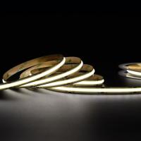 China No Minimum Cutting Unit Freely Warm White COB LED Strip 14W/M 5M Per Roll 1400LM/M for sale