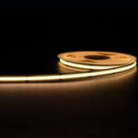 China No Minimum Cutting Unit Freely Warm White COB LED Strip 14W/M 5M Per Roll 1400LM/M for sale