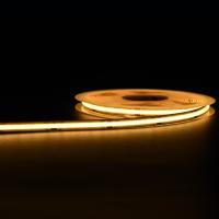 China No Minimum Cutting Unit Freely Warm White COB LED Strip 14W/M 5M Per Roll 1400LM/M for sale