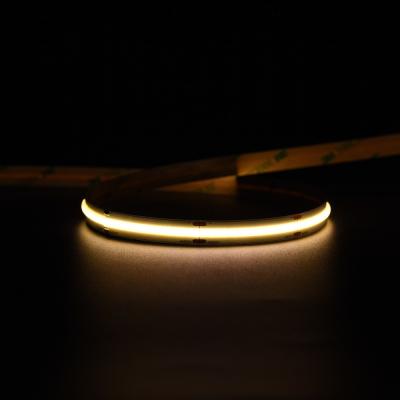 China No Minimum Cutting Unit Freely Warm White COB LED Strip 14W/M 5M Per Roll 1400LM/M for sale