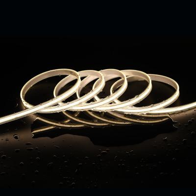 China Floor Lighting COB LED Strips with 10W/M and 100LM/W Efficiency in White Color for sale