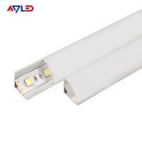 China LED Strip Profile Channel Light Diffuser Corner Extrusion Channel LED Aluminium Profile for LED Strip for sale
