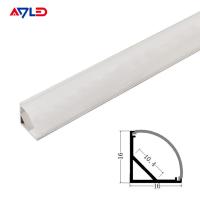 China 16*16mm Hanging led aluminum anodized aluminum extrusion led profile surface corner mounted led light strip profile for sale