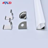 China 16*16mm Hanging led aluminum anodized aluminum extrusion led profile surface corner mounted led light strip profile for sale