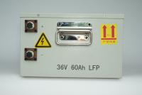 China 2160Wh 36V 60Ah LiFePO4 RV Li Ion Battery 26kg ODM OEM Iron Shell for sale