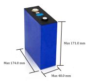 China 3.5kg 3.2V 120Ah LiFePO4 Deep Cycle Lithium Battery 1200Wh 2000 Cycles for sale