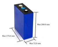 China 832Wh Deep Cycle Lithium Battery 3.2V 260Ah LiFePO4 Prismatic Series Connection for sale