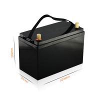 China 1280Wh 12V 100Ah LiFePO4 Li Ion Battery LED Power Show DC5521 Port M8 Bolt Head for sale