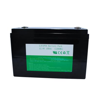 China 1280Wh 100Ah 12 Volt Battery Series Connection 13.0kg Residential Storage Battery for sale