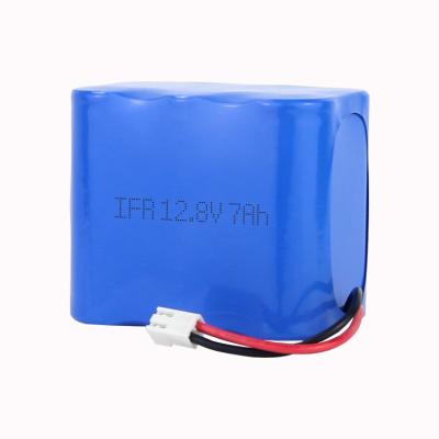 China LiFePO4 12.8V 7Ah 2000 Times Cylindrical Lithium Ion Battery Pack For Electric Car for sale