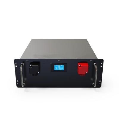 China 48V 100Ah 4800Wh Telecom House Backup Power 2000 Cycles Black Gray for sale