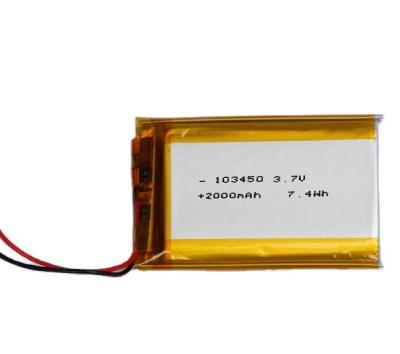 China MSDS 2000mAh 3.7V Polymer Li Ion Battery PDA Tablet PC Ebook MID Headset Battery for sale