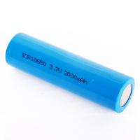China 18650 Battery 2000mah 3.7 Volt Polymer Li Ion Battery For Flash Light Min Fans Radios for sale