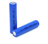 China Blue Point Top 3.7V 300mAh ICR10440 Lithium Ion Rechargeable Battery Cell for sale