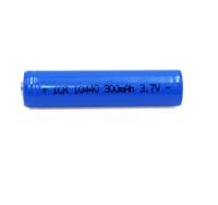 China Blue Point Top 3.7V 300mAh ICR10440 Lithium Ion Rechargeable Battery Cell for sale