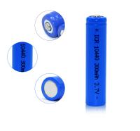 China Blue Point Top 3.7V 300mAh ICR10440 Lithium Ion Rechargeable Battery Cell for sale