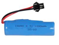 China High C Discharge Rechargeable 18650 Lithium Battery 3.7 V 1200mah 500 Times for sale