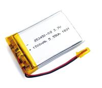 China 3.7v 1500mAh 853450 Polymer Li Ion Battery 8.5*34.0*52.5MM for sale