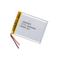 China 3.7V 350mAh 802025 Polymer Li Ion Battery 1 2 3PC For MP3 MP4 Tachograph for sale