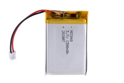 China OEM Rechargeable Deep Cycle Polymer Li Ion Battery 903240 3.7V 1300mAh For Bluetooth for sale