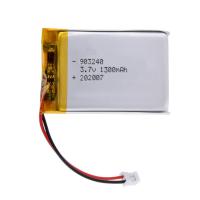 China OEM Rechargeable Deep Cycle Polymer Li Ion Battery 903240 3.7V 1300mAh For Bluetooth for sale